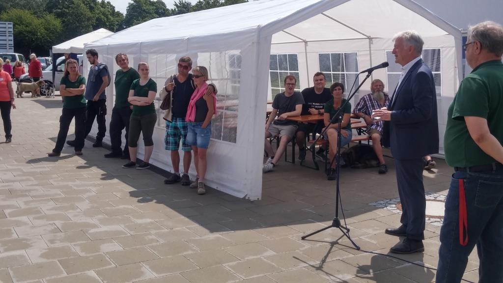 Ansprache 2.BGM _ Neufahrn Hans Mayer und 1. Vorsitzender Joseph Popp 1 ...